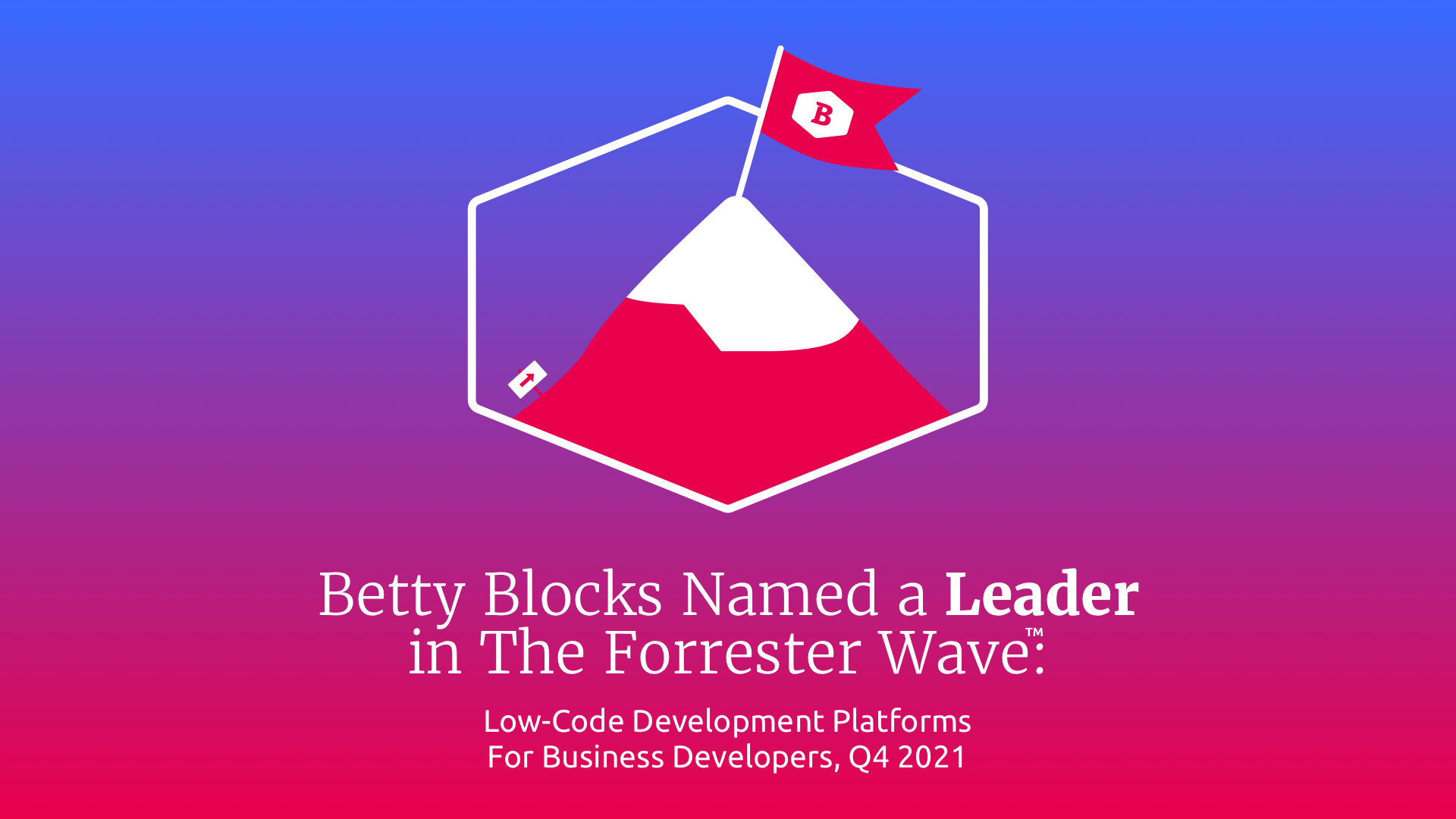 Forrester Wave Low-Code Application Development | Betty Blocks